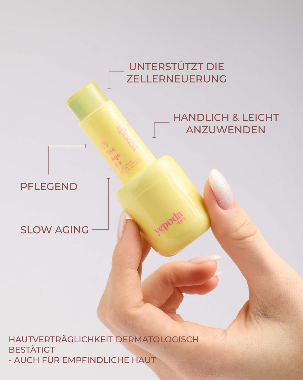 The Age Fix – Slow Aging Retinol Komplex & Cacay-Öl Stick – Yepoda